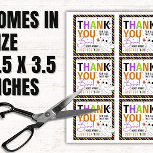 Employee Halloween Tag Teacher Appreciation Candy Tags Halloween Tags ...