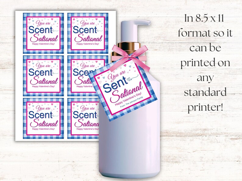 Valentine Tag Bath & Body Work Inspired Scent-sational Gift Tag, Non ...