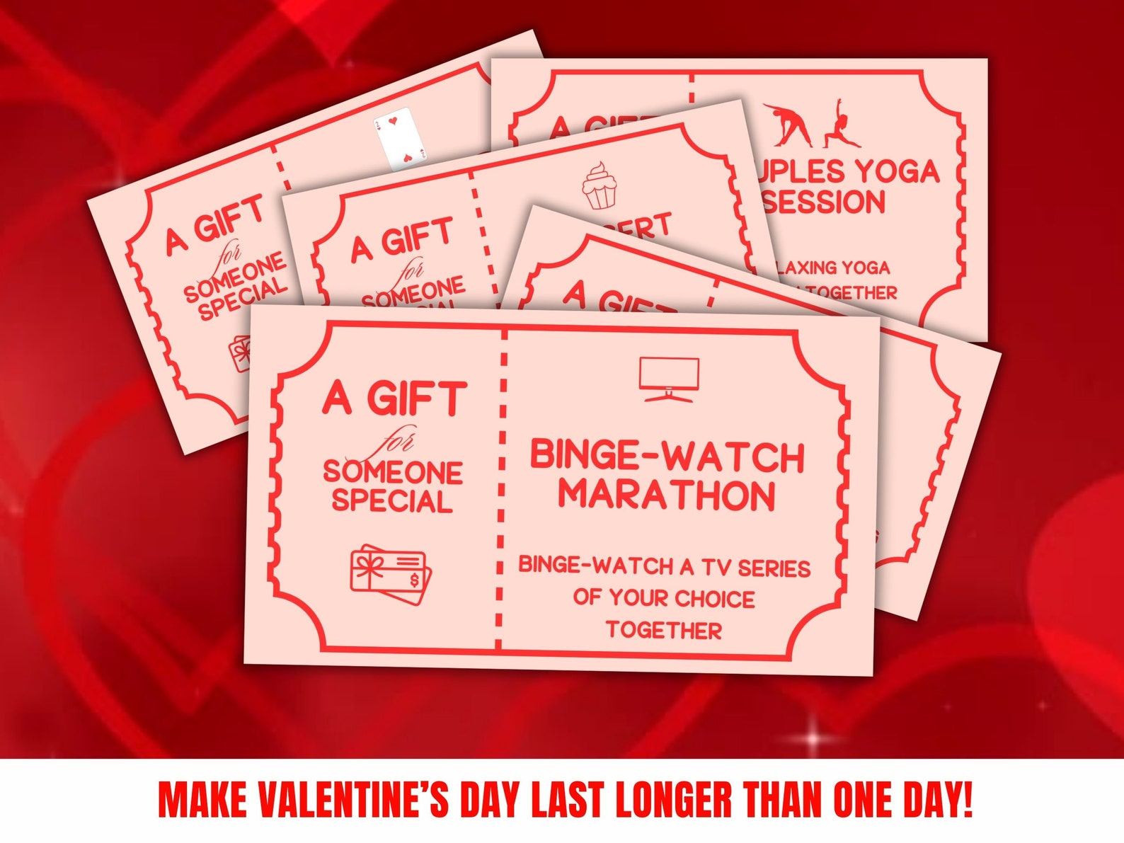 Valentine's Love Coupons, Valentine's Coupons Printable, Romantic ...