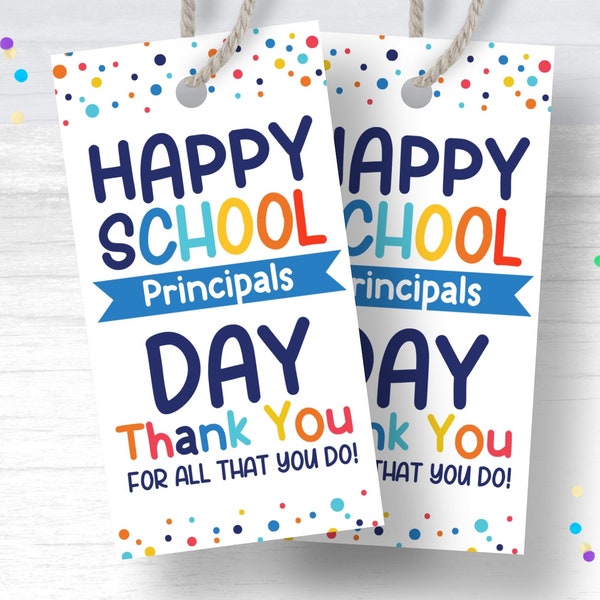 School Principal Appreciation Day Card - Etsy