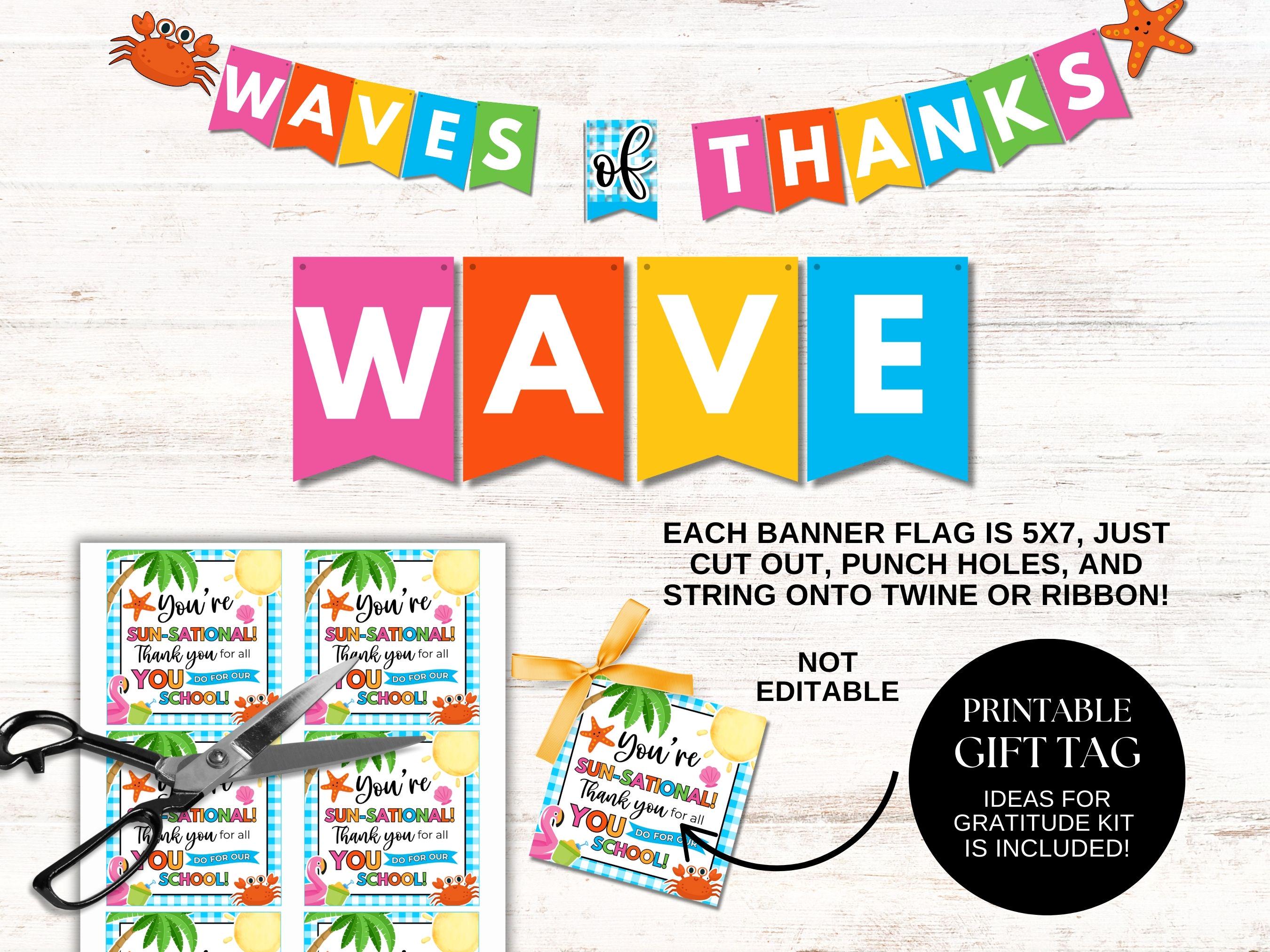 Beach Teacher Appreciation Week Bundle Theme Ideas Editable Teacher ...
