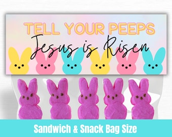 Christian Easter Treat Bag Topper for Starbursts - Etsy