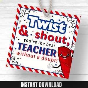 Teacher Appreciation Candy Gift Tags Thank You Teacher Gift Tag Candy ...