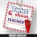 Teacher Appreciation Candy Gift Tags Thank You Teacher Gift Tag Candy ...