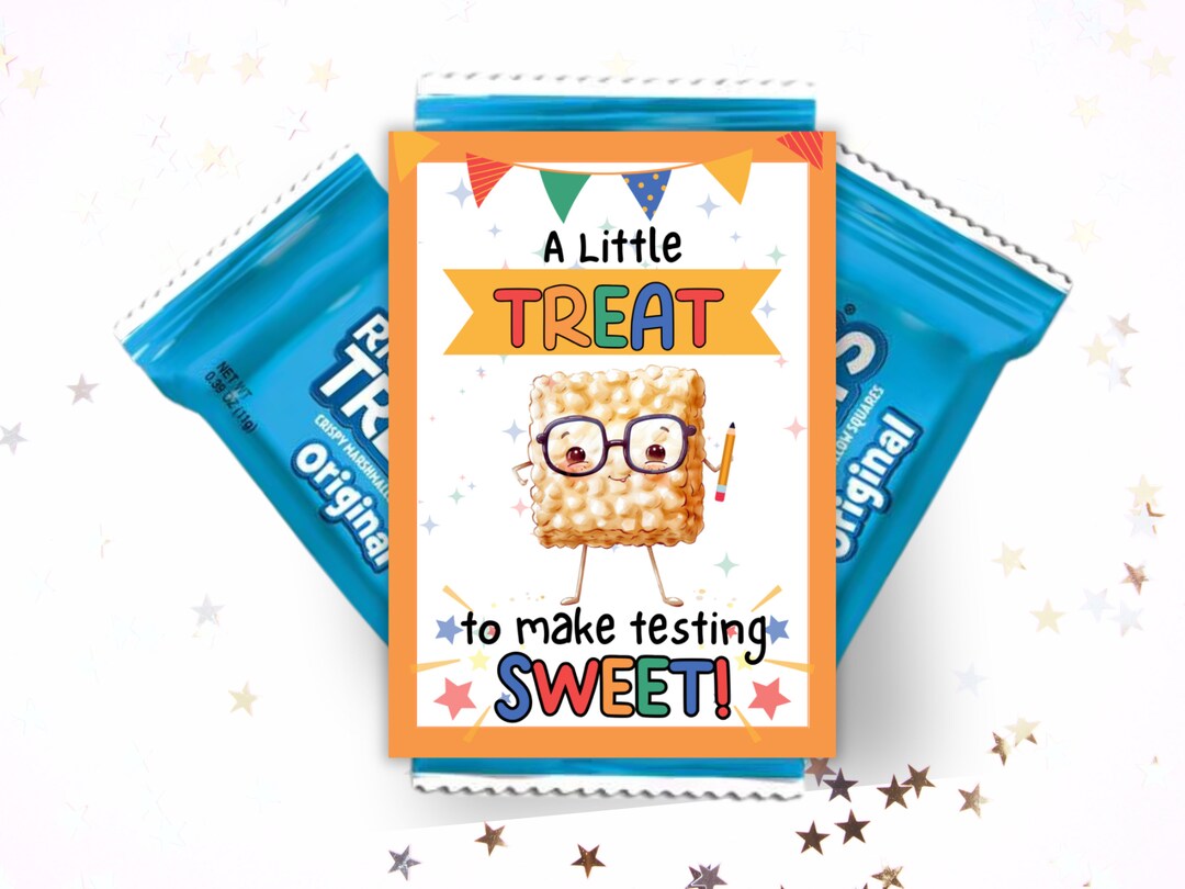 Testing Tags Student Encouragement Testing Card Classroom Testing Treat ...