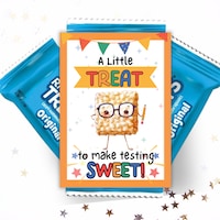 Printable Popcorn Tag, Testing Encouragement Tag, Good Luck Student Tag ...