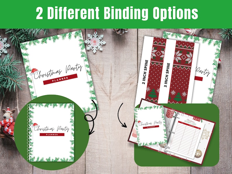 Printable Christmas Party Planner, Planner for Christmas Party, DIY ...
