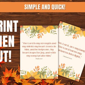 Printable Thanksgiving Scripture Cards, Bible Verse Thanksgiving Cards ...