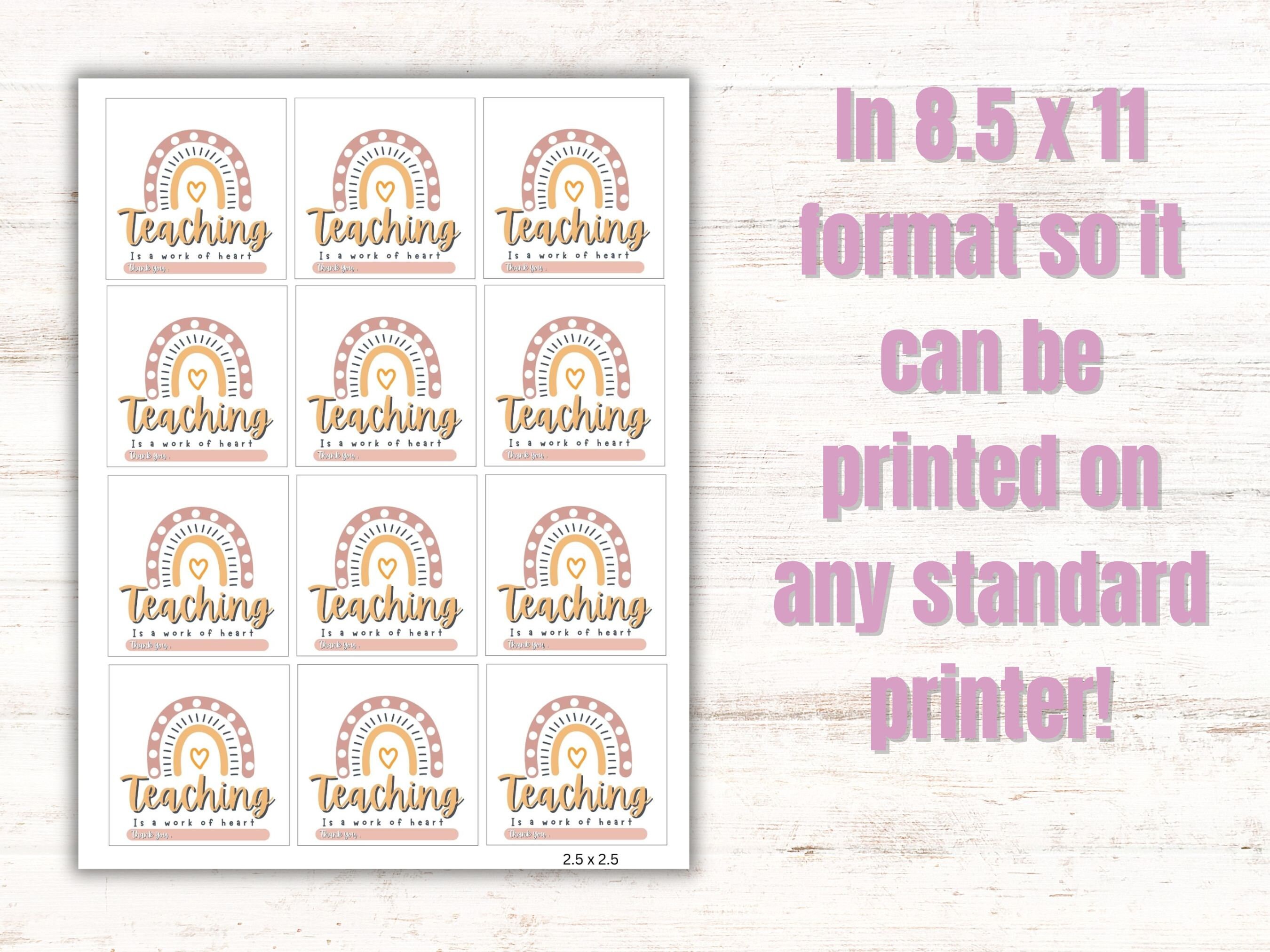 Christian Teacher Appreciation Gift Tags Printable Teacher Appreciation ...