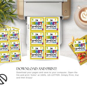 Teacher Appreciation Candy Bar Tags Thankful for You Teacher Candy ...