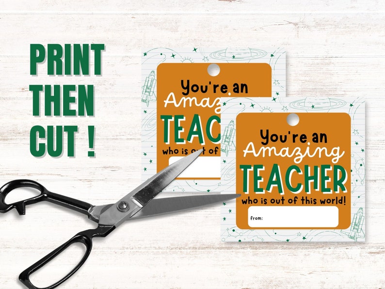 Teacher Appreciation Gift Tags Printable, Teacher Thank You Cookie Tag ...