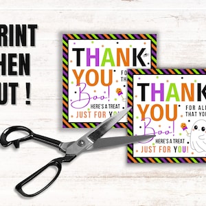 Employee Halloween Tag Teacher Appreciation Candy Tags Halloween Tags ...