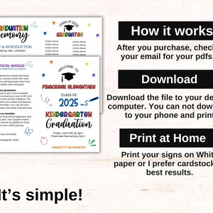 Editable Kindergarten Graduation Ceremony Program– Prek & Preschool ...