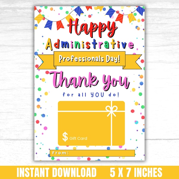 Administrative Professional Day Card - Etsy