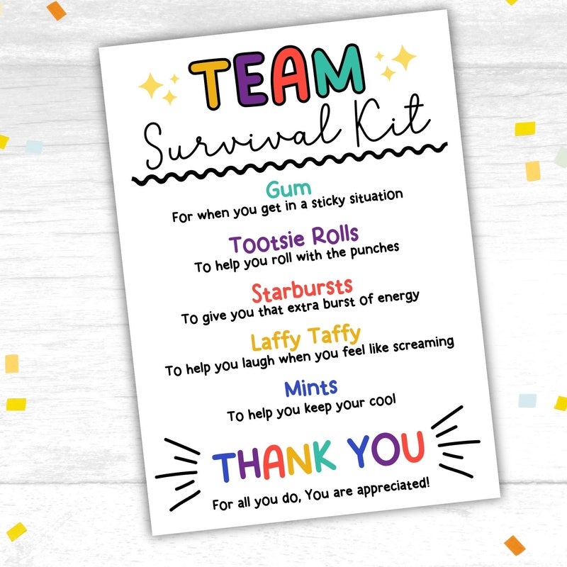 Work Survival Kit - Etsy