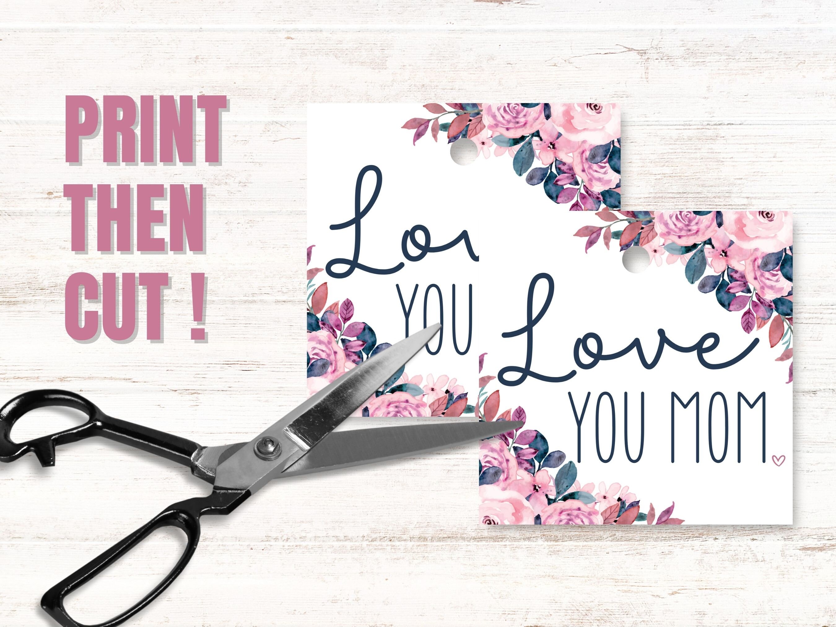 Happy Mother's Day Gift Tags Printable Gift Tag Mother's Day Favor Tag ...