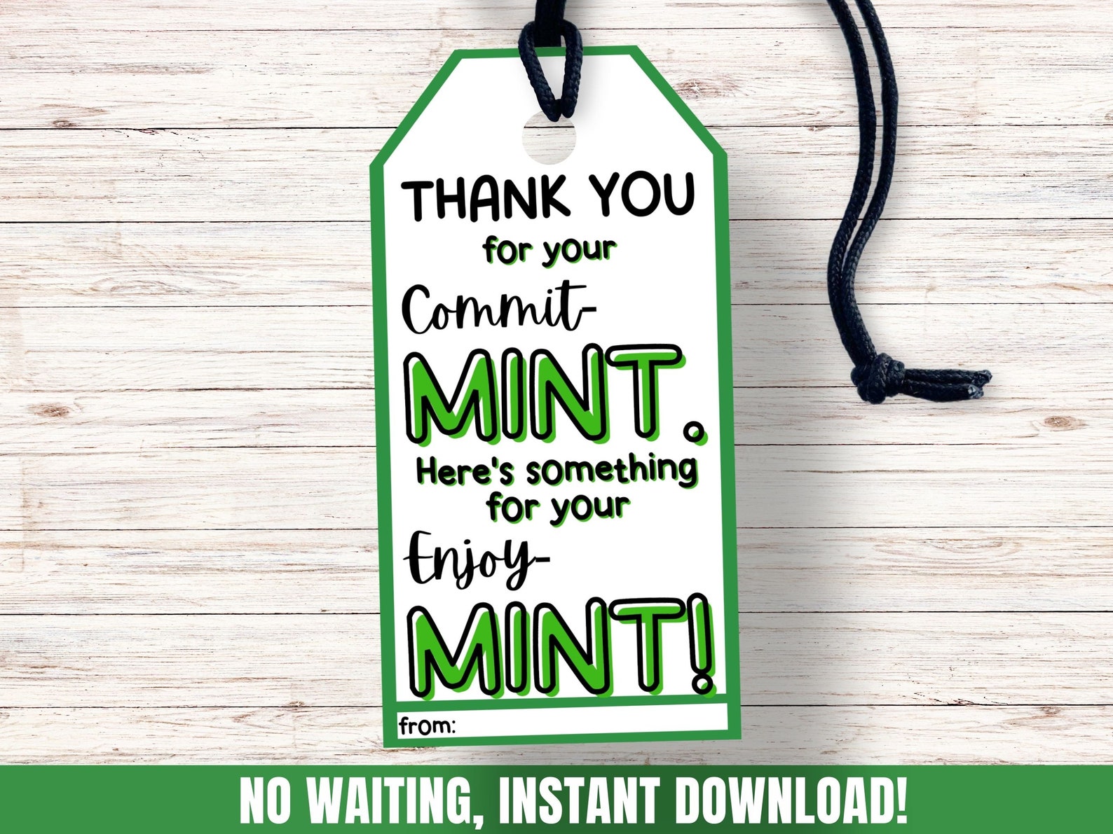 Mint Tags Staff Appreciation Teacher Appreciation Gift Tags Chewing Gum ...