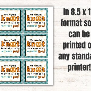 Pretzel Gift Tag Employee Appreciation Tags Teacher Pretzel ...