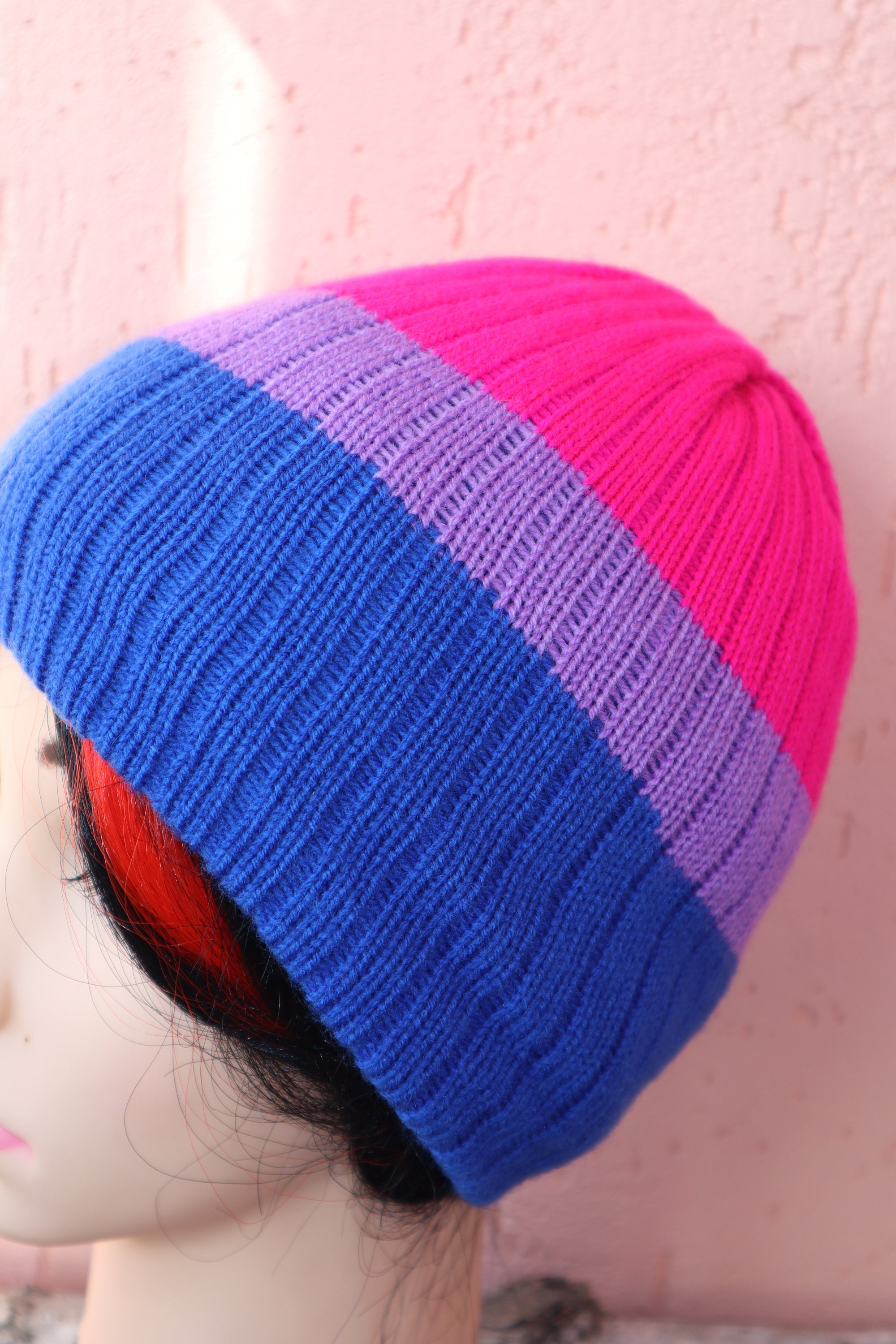Bi Pride Beanie Hat LGBT Bisexual Pride Hat Bisexual Pride - Etsy Canada