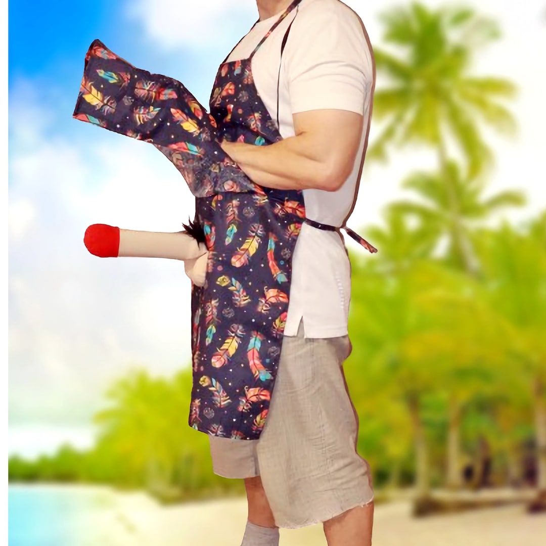 Funny Prank Apron for Men Hilarious Grill Gift, Dad Apron, Dirty Humo ...