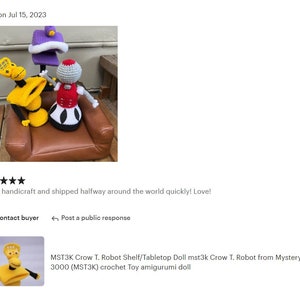 MST3K Crow T. Robot Shelf/tabletop Doll Mst3k Crow T. Robot From ...