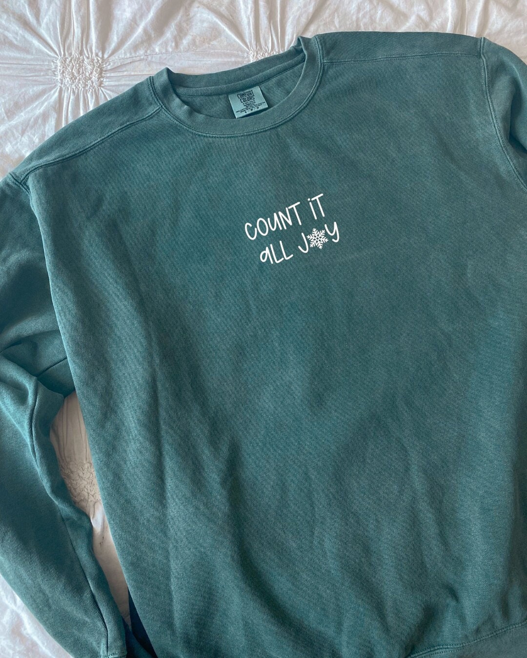 Count It All Joy Sweatshirt, Christian Sweatshirt, Christian Apparel ...