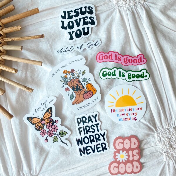 Christian Stickers - Etsy
