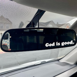 Different Messages to Choose From | Christian Car Mirror Decal | Faith ...