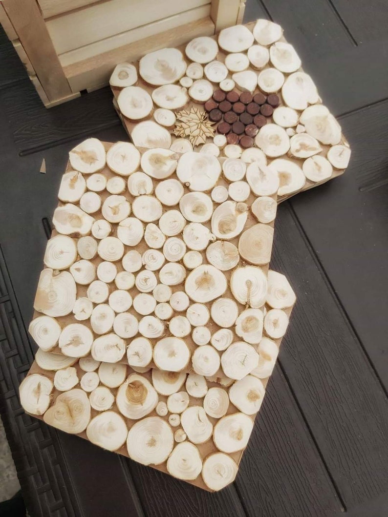 Wooden Trivets Hot Pads Wood Decor Hot Pad Stands for Hot Wooden ...