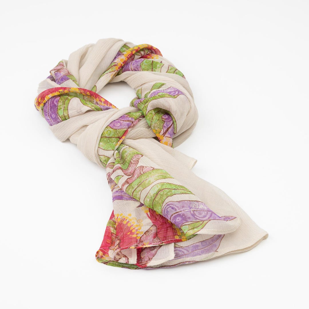Gungurra - Silk Scarf by Buffie Punch - Etsy