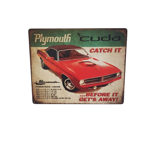 Red Plymouth Cuda - Etsy