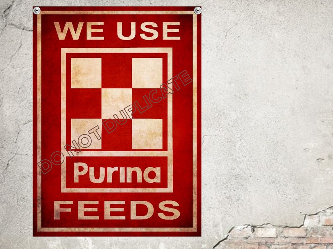 Purina Feeds Sign Rustic Styled Farm Decor Chicken Coop Sign - Etsy