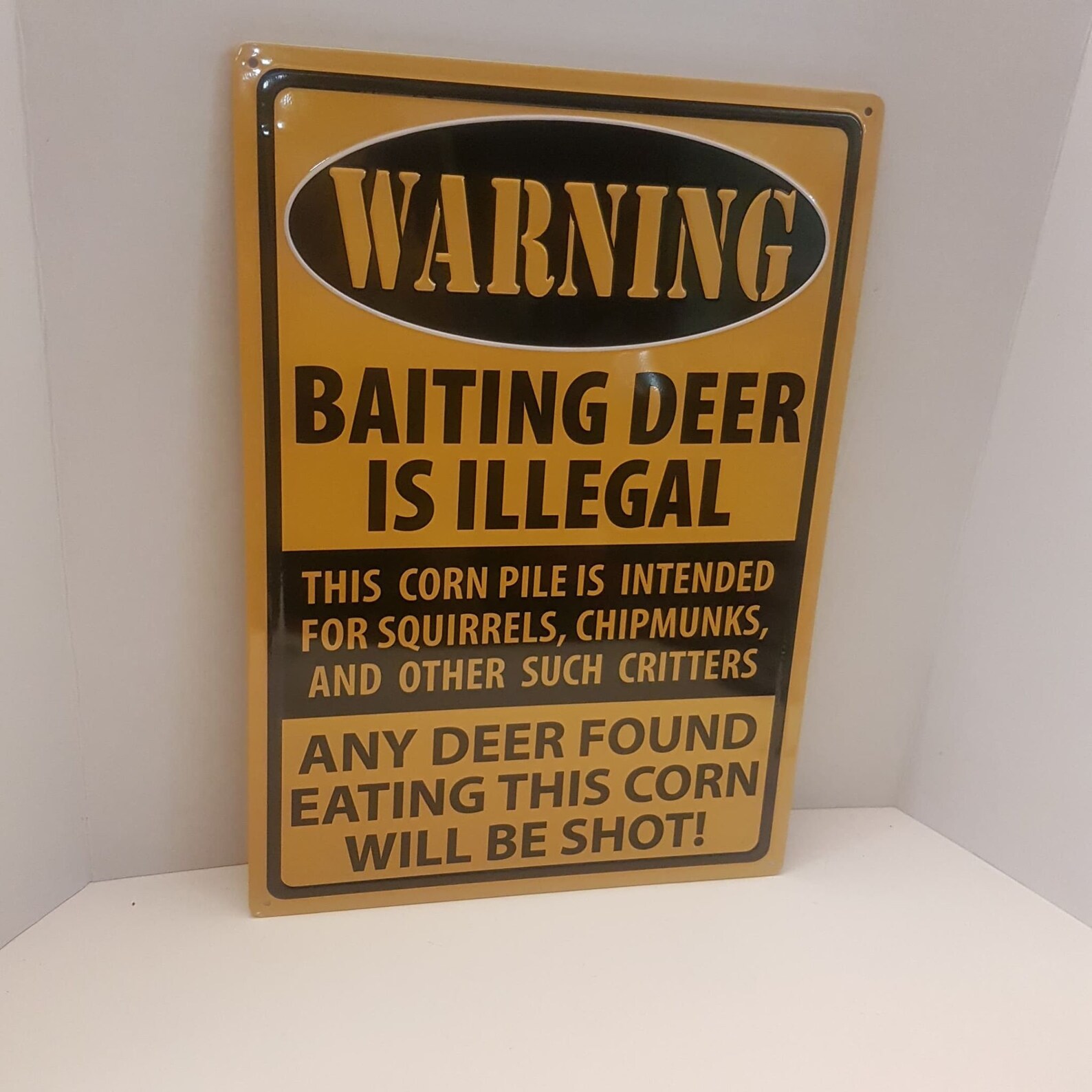 Tin Warning Hunting Sign - Etsy
