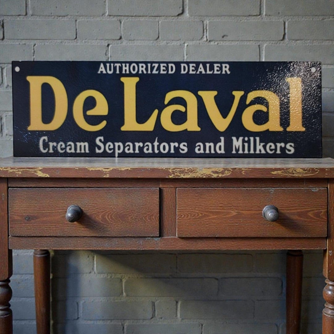Retro Rustic Barn Sign – De Laval Authorized Dealer - Etsy