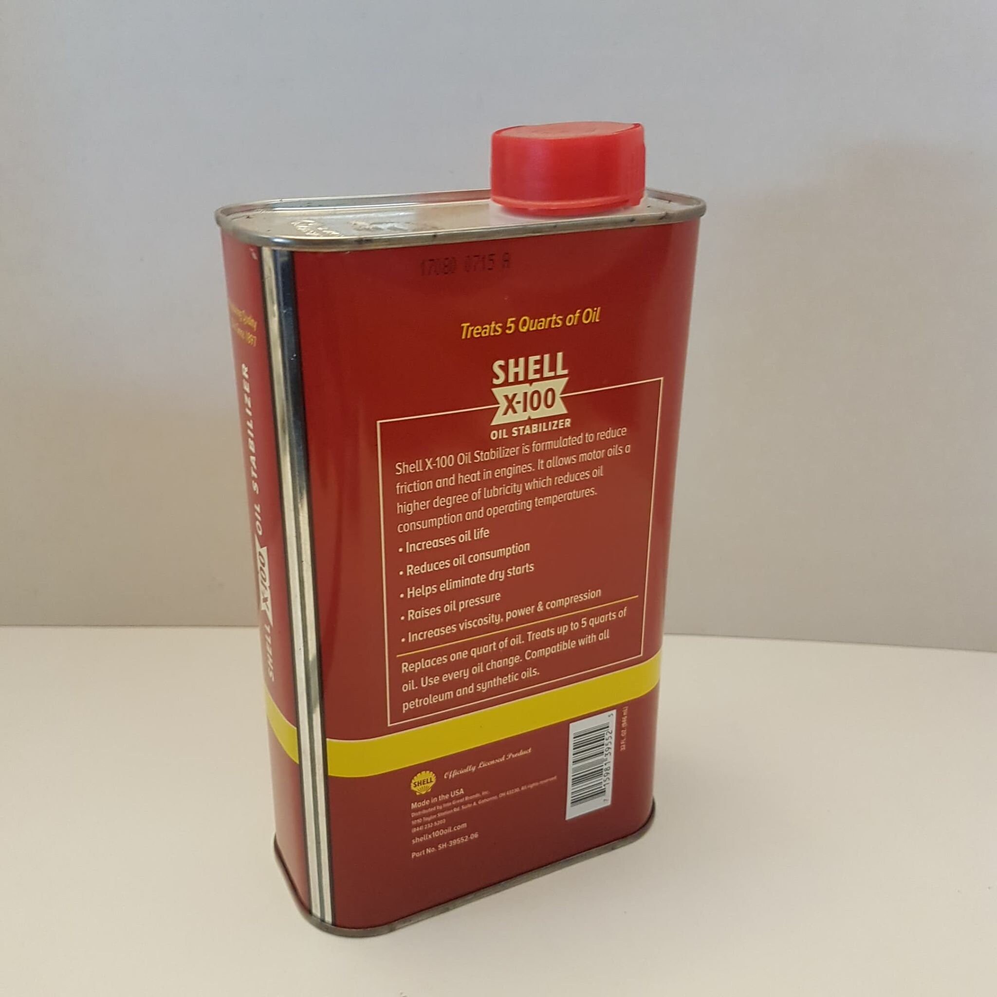 Shell X-100 Oil Stabilizer Advertising Tin Oil Can - Etsy