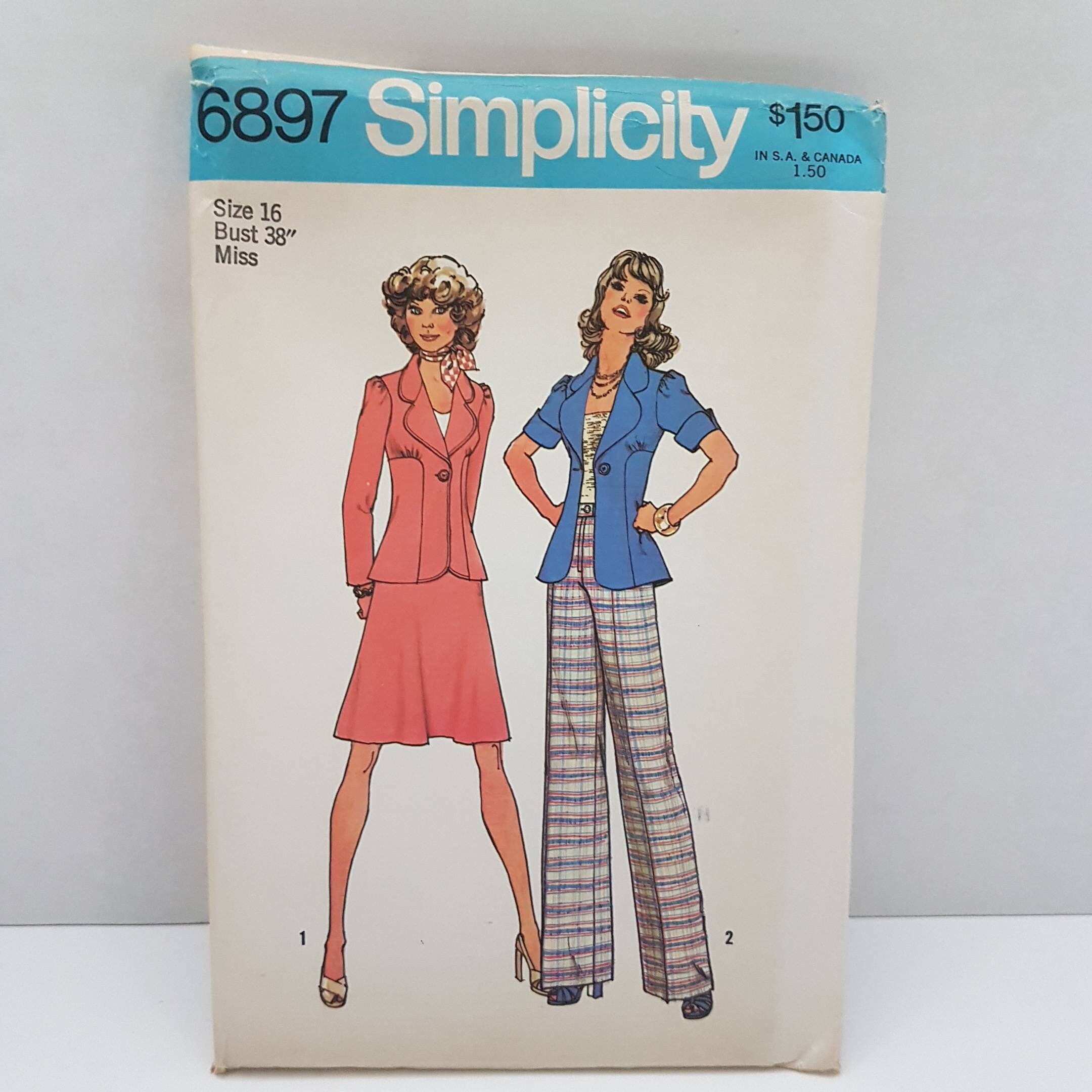 Simplicity Sewing Pattern 6897 - Etsy