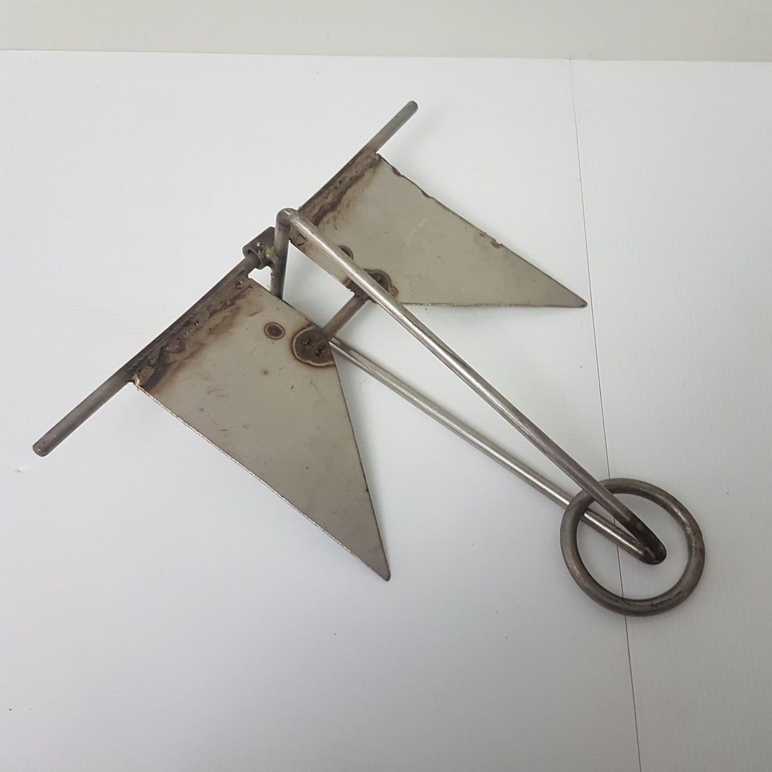 Custom Canoe / Kayak Danforth Fluke Anchor Stainless Steel - Etsy