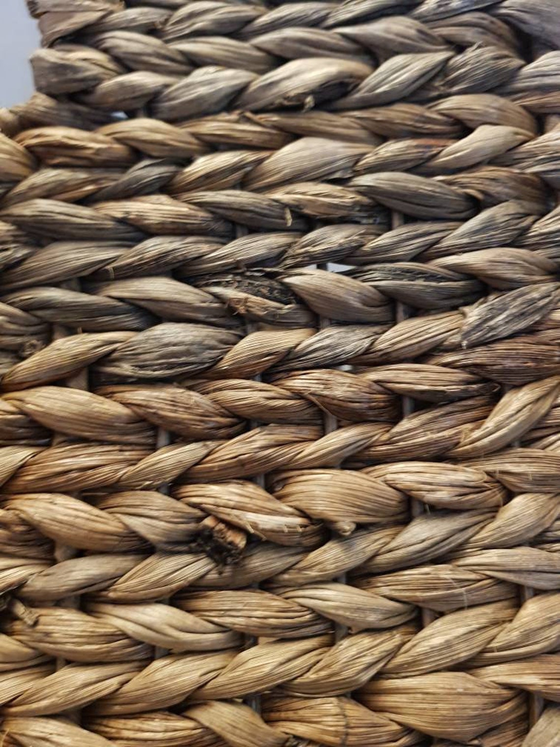 Large Square Woven Wicker Storage Basket | Etsy