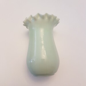 Jadeite Jade-ite Fireking Green Fluted Vase - Etsy