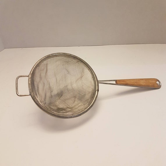 Strainer Wooden Handle - Etsy