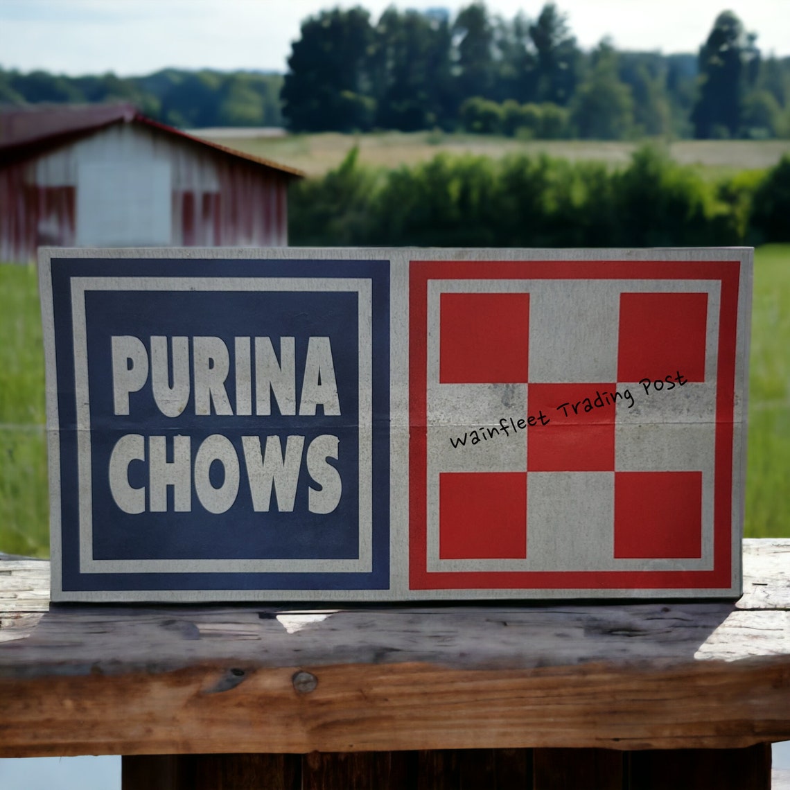 Purina Chows Sign Rustic Metal Farm Sign - Etsy