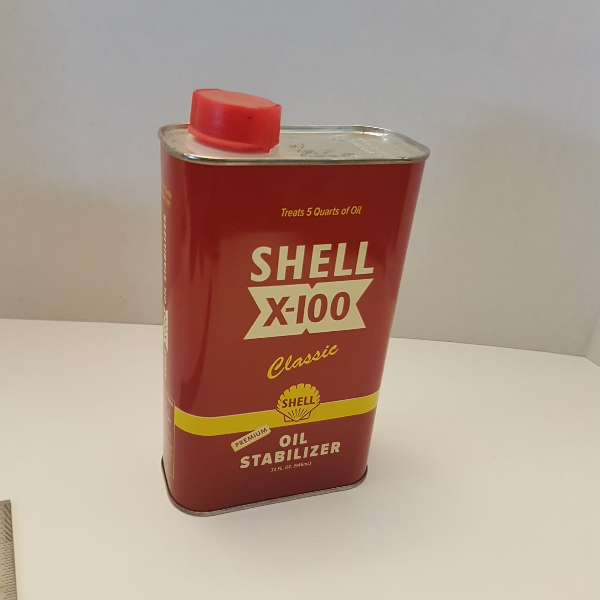 Shell X-100 Oil Stabilizer Advertising Tin Oil Can - Etsy