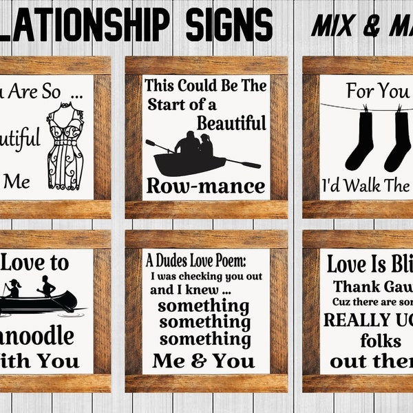 Relationship Signs - Etsy