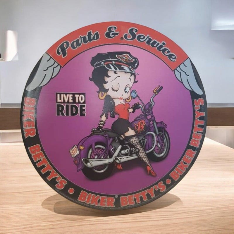 Betty Boop Biker - Etsy