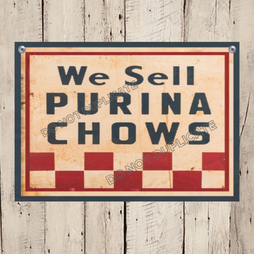 We Sell Purina Feeds Sign Rustic Styled Farm Decor - Etsy
