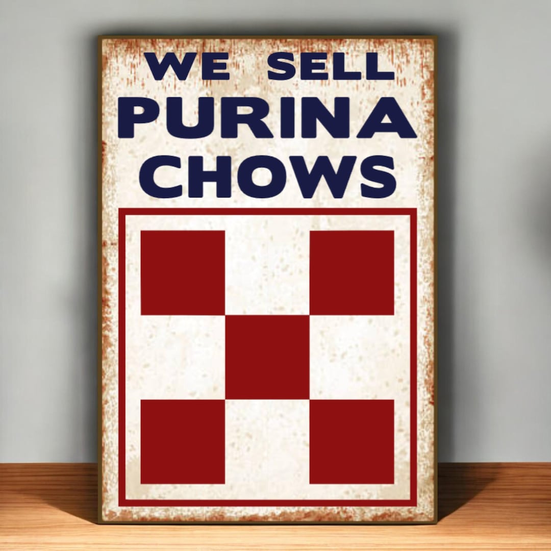 We Sell Purina Feeds Sign Retro Farm Decor - Etsy