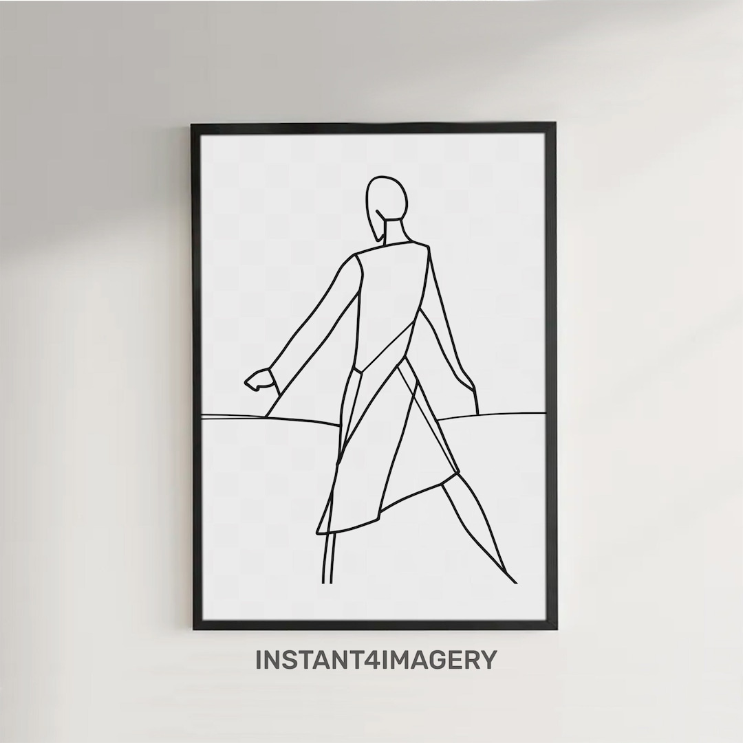 Minimalist Line Art Woman Body Woman Line Art Body Line Art Female Body ...