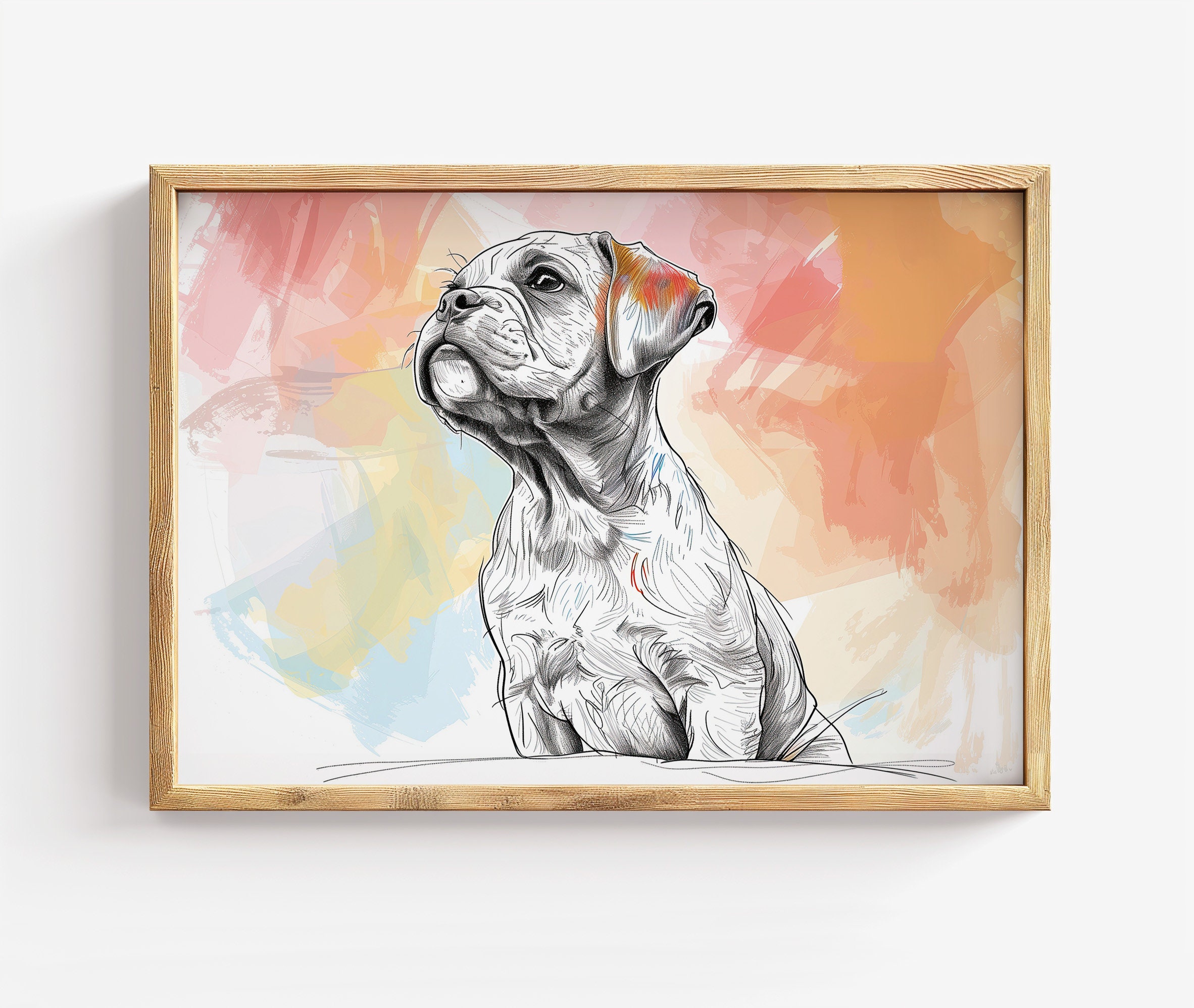 Puppy Art Line Art Puppy Painting Pups Puppy Artwork Cute Puppies Art ...