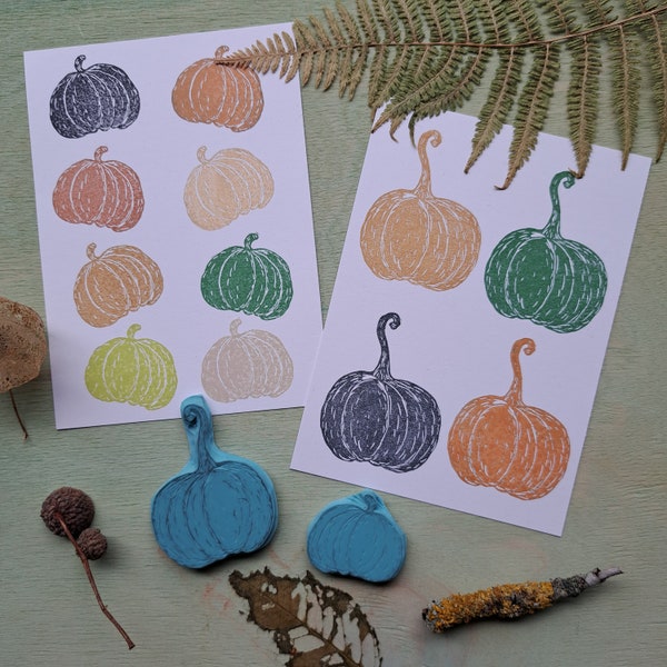 Pumpkin Stamp - Etsy