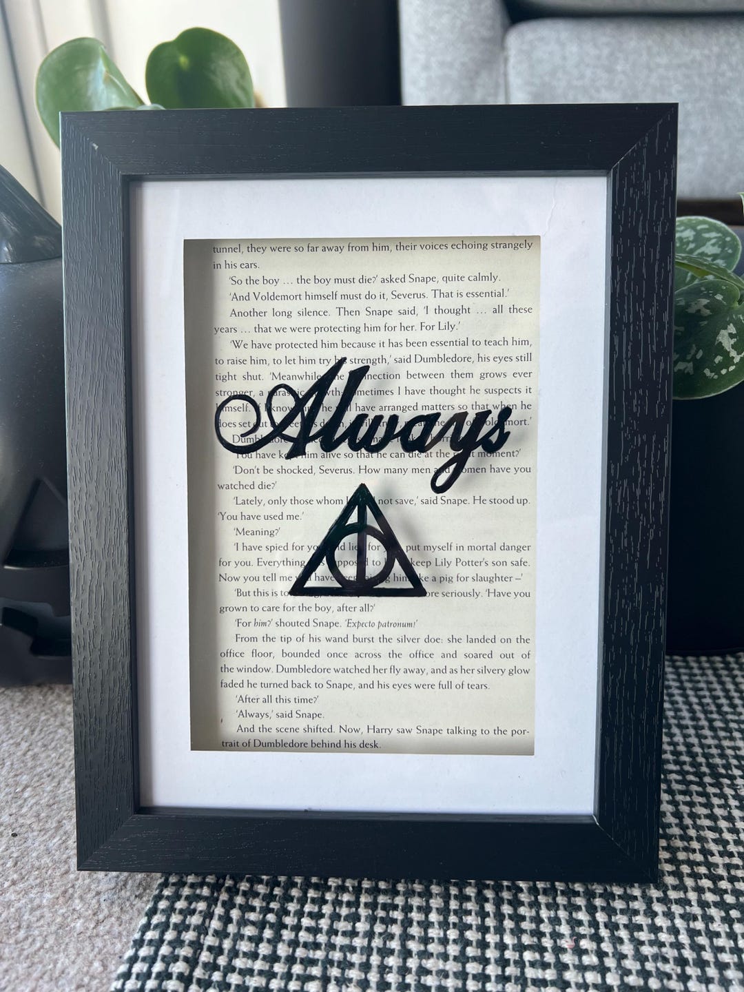 Harry Potter Framed After All This Time? Always Quote, With Deathly ...